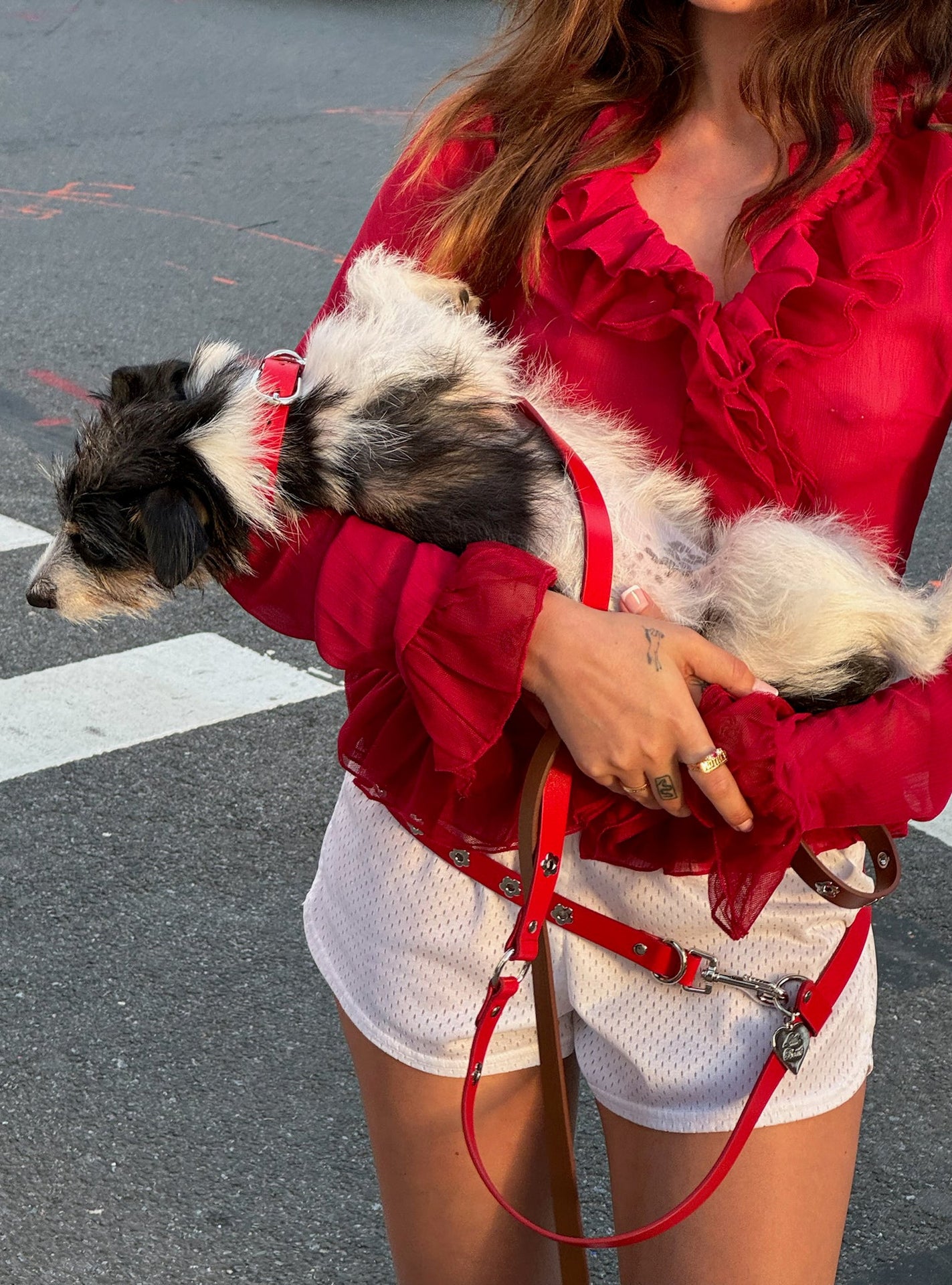 Flower Power Leash - Ruby – Little Beast