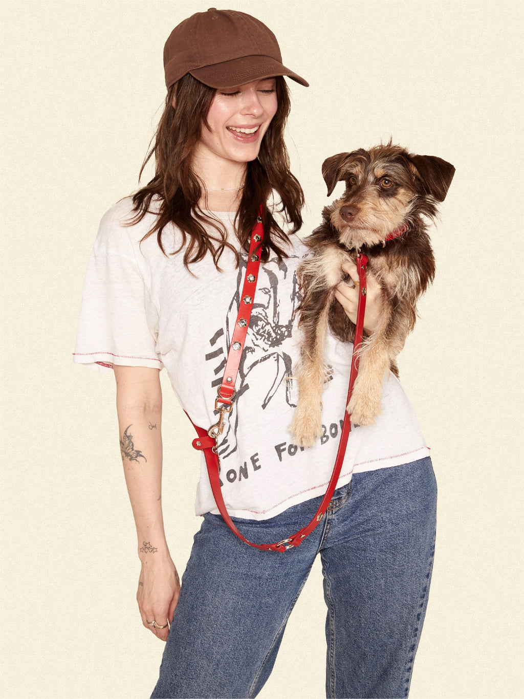 Flower Power Leash - Ruby – Little Beast